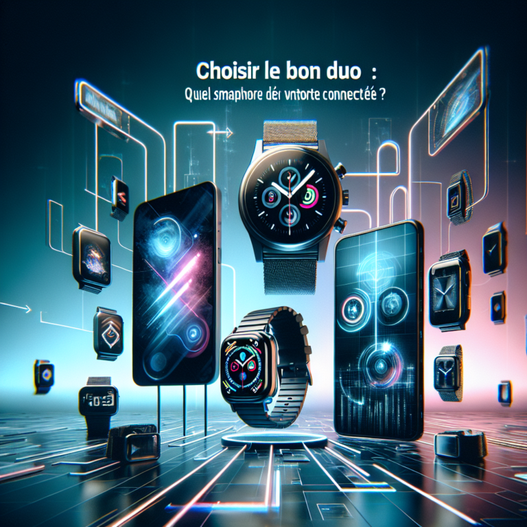 Choisir le bon duo : quel smartphone pour votre montre connectée